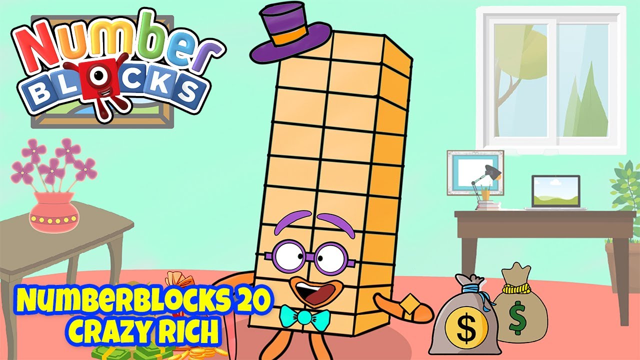Numberblocks 20 As A Crazy Rich And Hardworking Numberblocks Fanmade ...