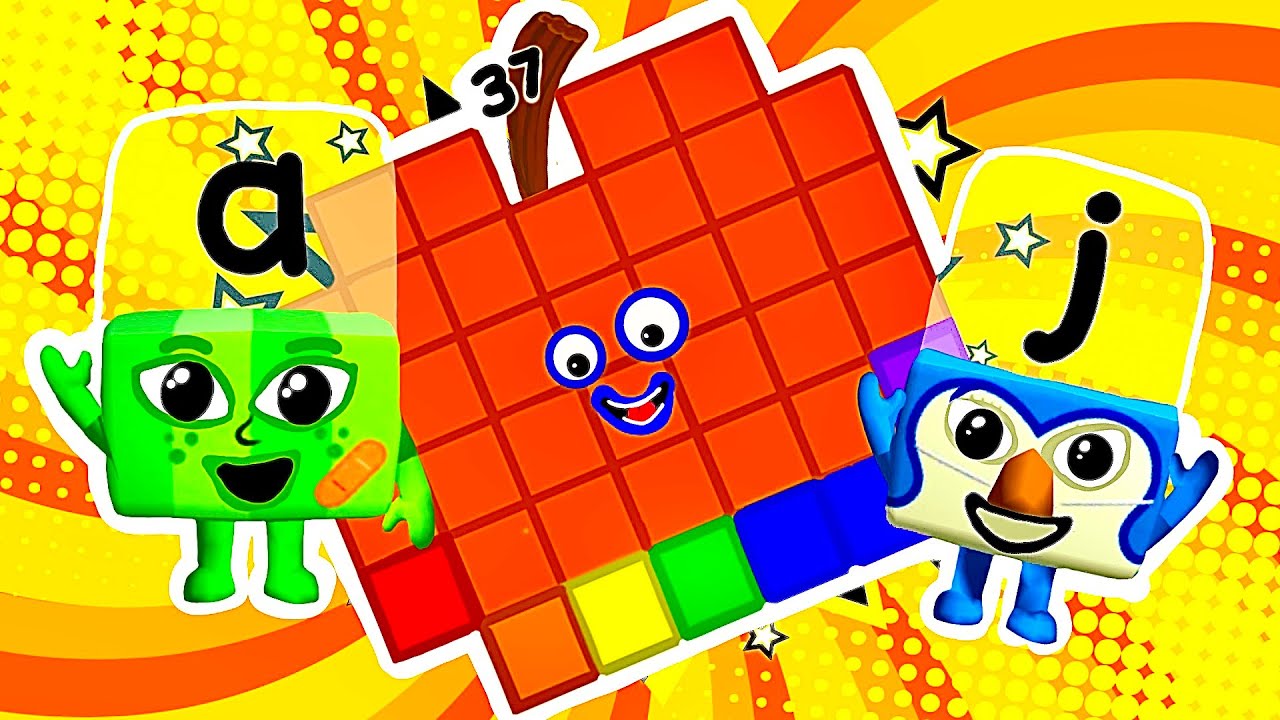 Numberblocks Alphablocks Crossover A J & 37 - YouTube