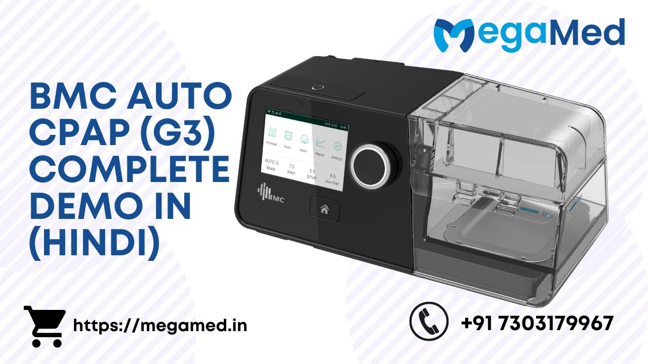 BMC Auto CPAP (G3 ) Complete Settings, Demo and Connections With Review ...