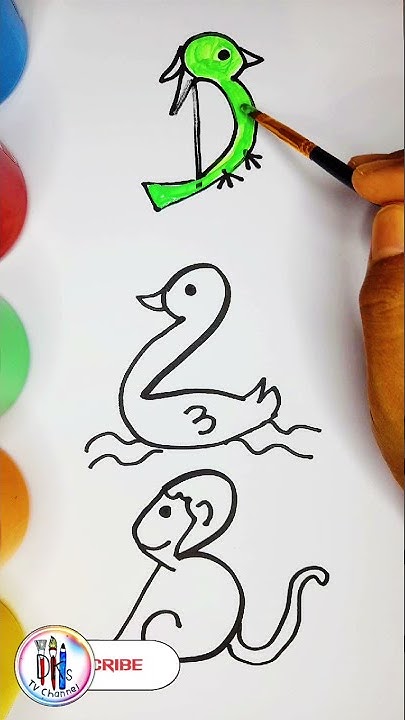 How to draw Pictures Using Numbers - Drawing and Coloring for Kids. # ...