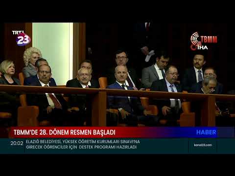 28. DÖNEM ELAZIĞ MİLLETVEKİLLERİ, TBMM’DE YEMİN EDEREK, GÖREVE BAŞLADI