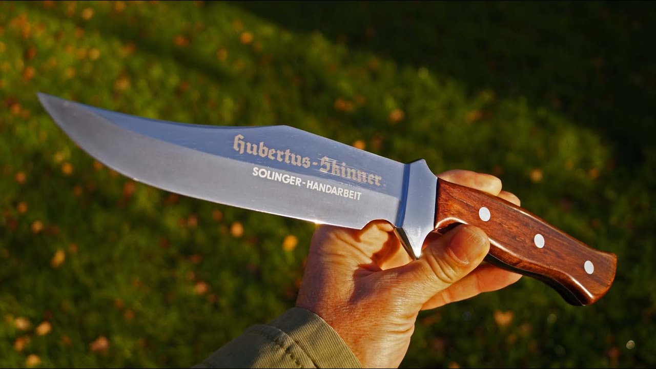 Hubertus Skinner Jagd-Messer Integral-Bowie-Knife Solingen Germany ...