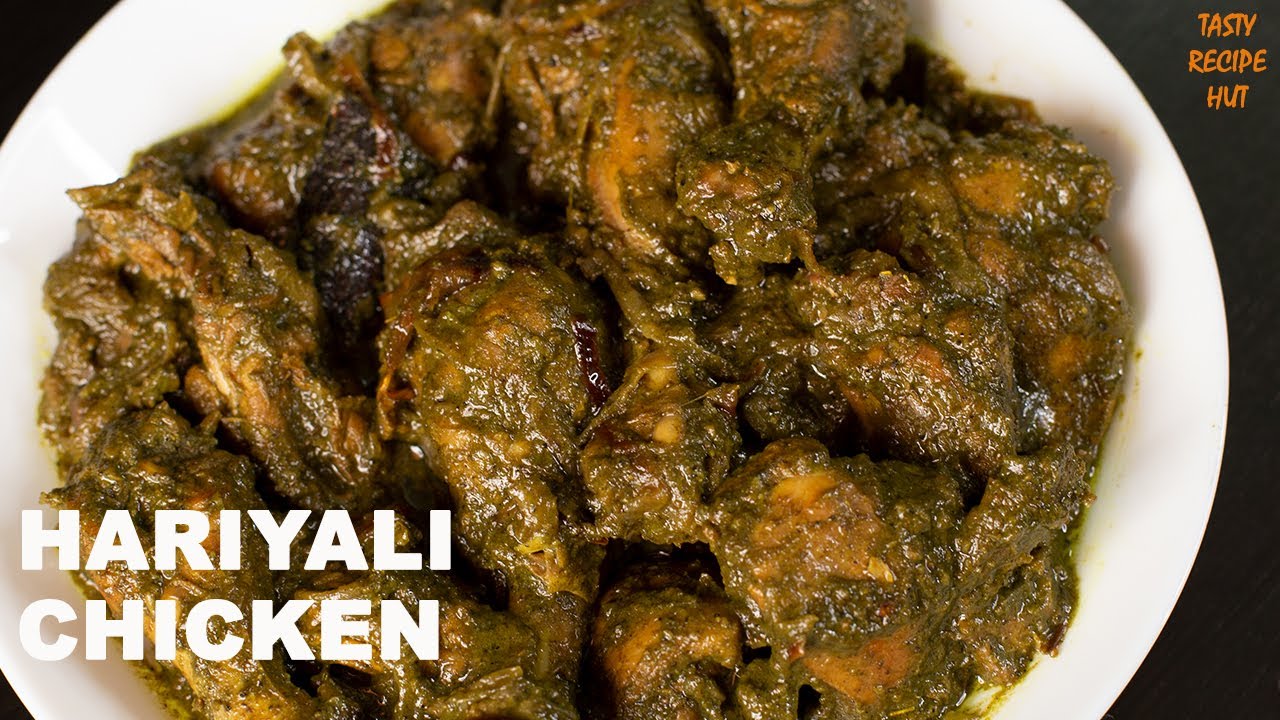 Hariyali Chicken Recipe ! Green Masala Chicken curry - YouTube
