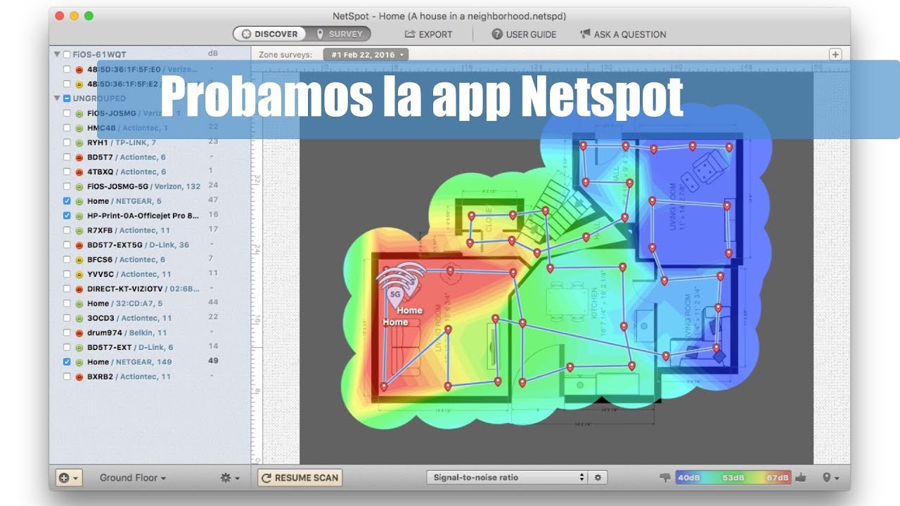 Probamos la app Netspot, ¿mejora la red wi-fi? - YouTube