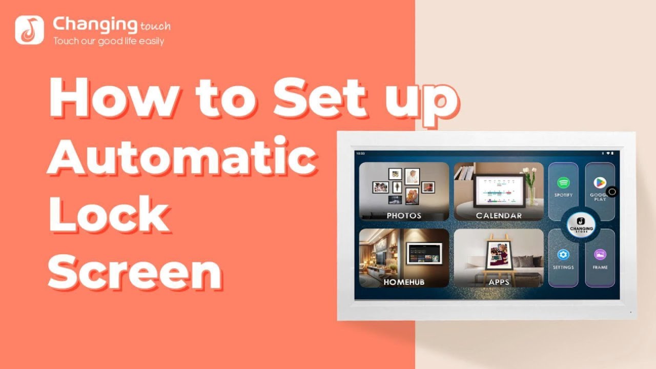 How to Set up Automatic Lockscreen on Smart Display - YouTube
