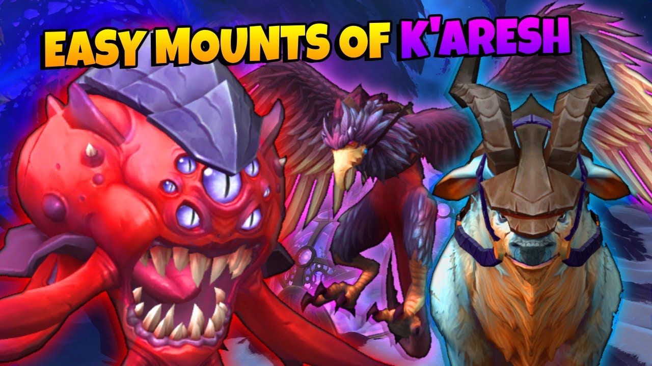 Easy to Get Mounts From K'aresh! | World of Warcraft: The War Within | Patch 11.2. - YouTube