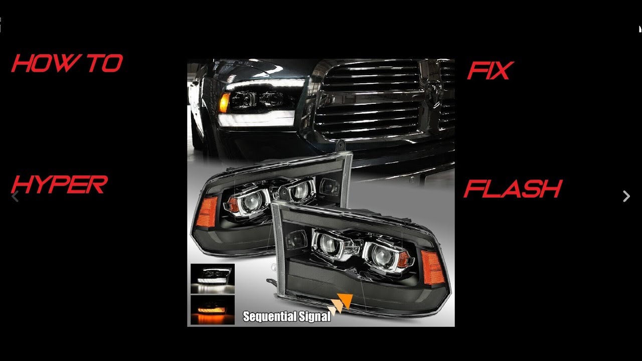 dodge ram hyper flash fix - YouTube