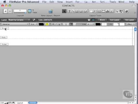FileMaker Tutorial - 110 - Building a Report - YouTube