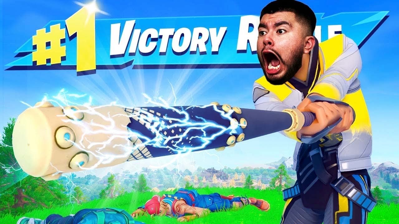 Can I Get A Victory Royale With The Kneecapper Bat Only? - YouTube