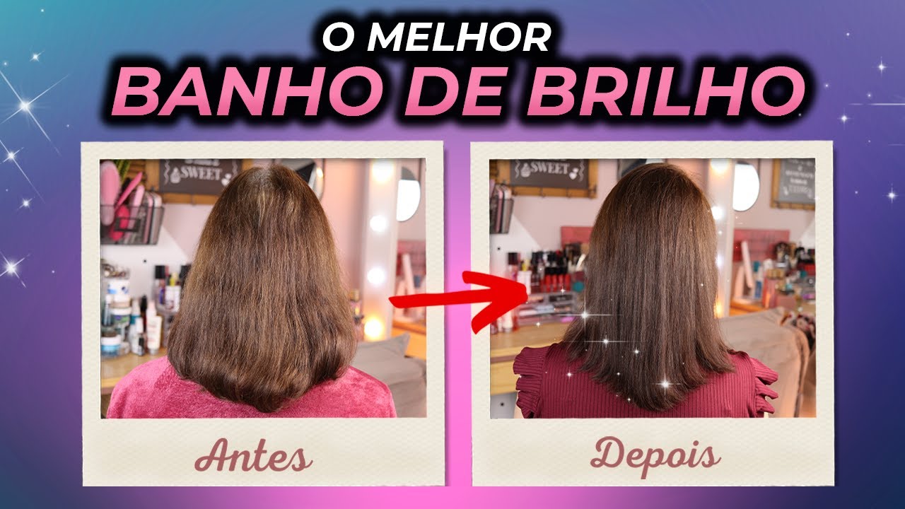 COMO FAZER BANHO DE BRILHO COM TINTA EM CASA: O MELHOR! - YouTube