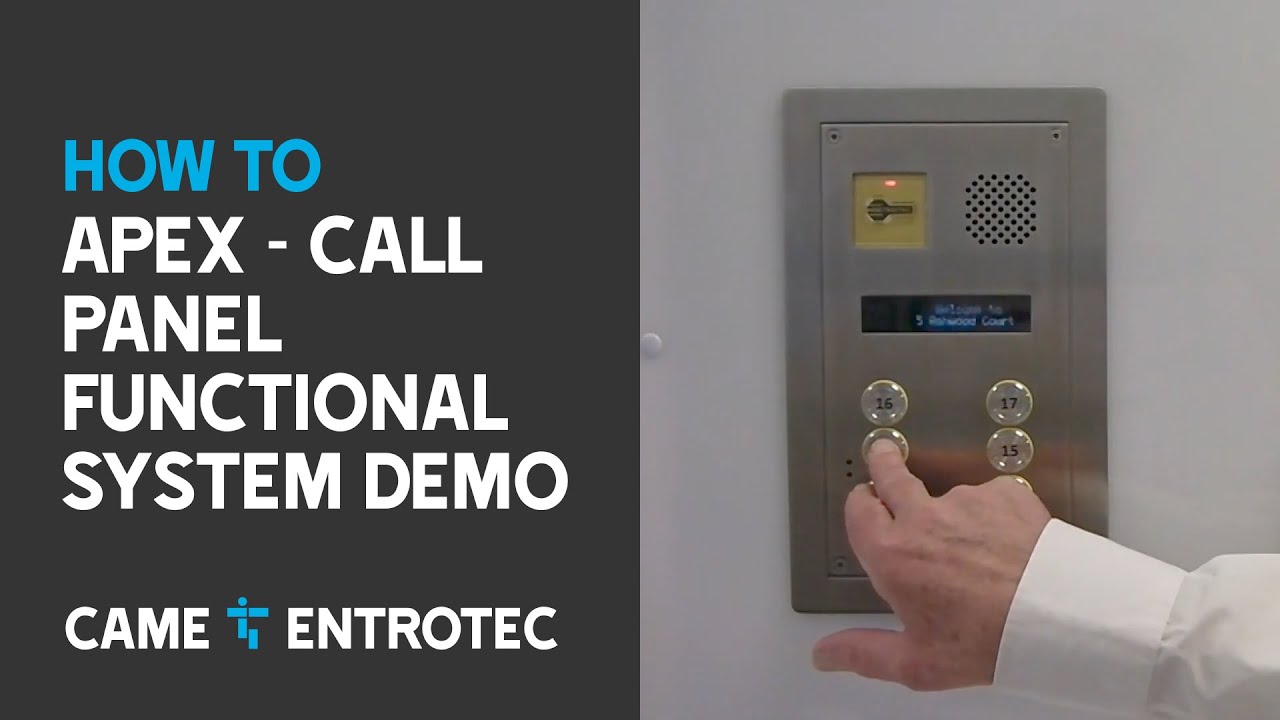Apex Call Panel Apex Functional System Demo - YouTube
