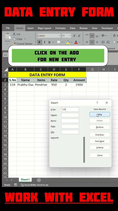 Data Entry Trick In Excel Shorts Excel Workwithexcel Short Dataentry Exceltutorial