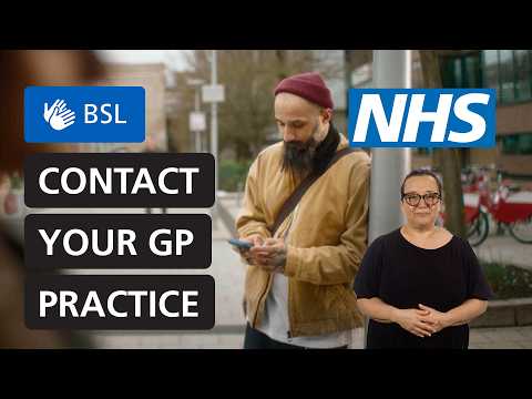 Tap it, type it and we’ll take care of it Ι NHS (BSL)
