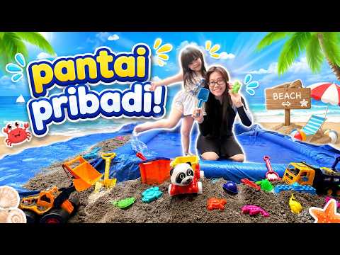 YUKA-CHAN BIKIN PANTAI PRIBADI DI RUMAH! | vlog