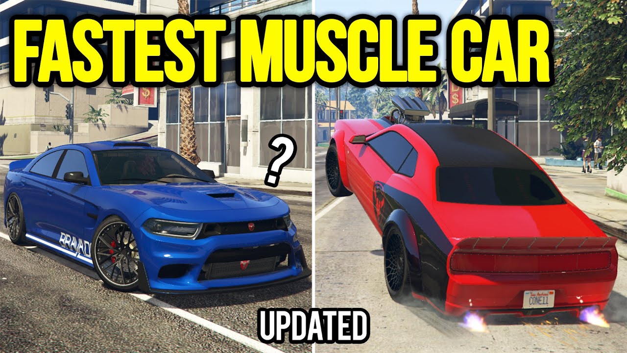 10 Fastest Muscle Cars in GTA 5 Online Updated 2023 - YouTube
