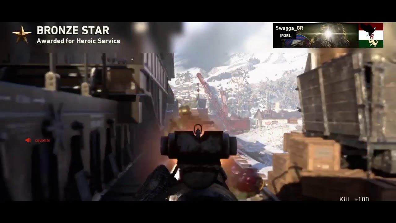RockstaR - COD: WW2 Sniper Montage - YouTube