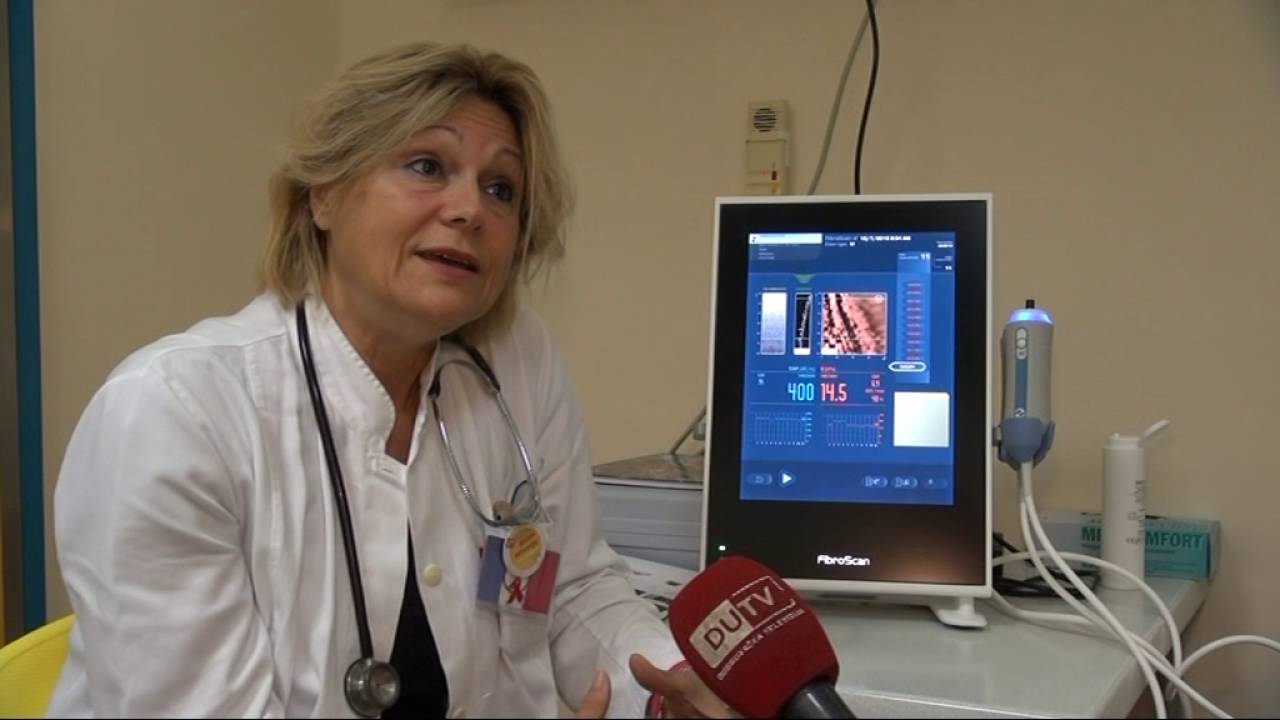 FIBROSCAN: Sofisticirani uređaj za pregled jetre ustupljen OB Dubrovnik na tri tjedna - YouTube