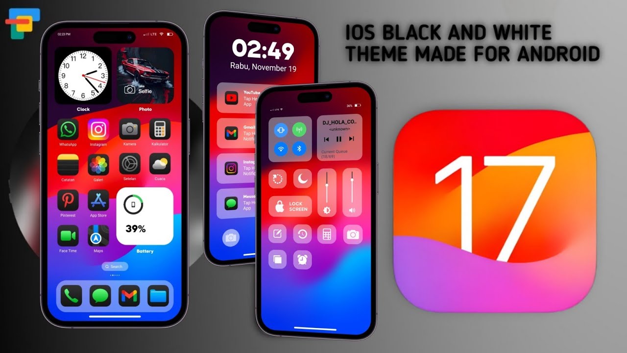 Best Theme iPhone 17 Dark Light Untuk Semua Android Bisa Ganti ...
