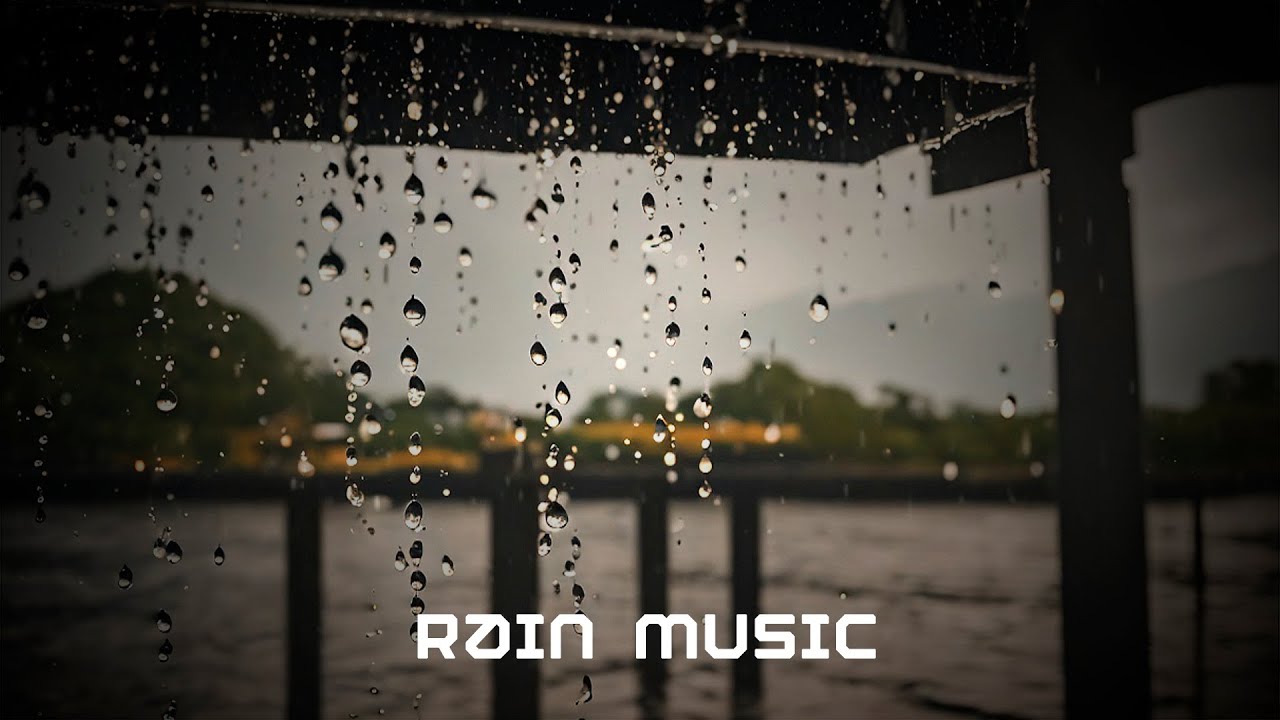 Rain music: Drops on various surfaces - YouTube