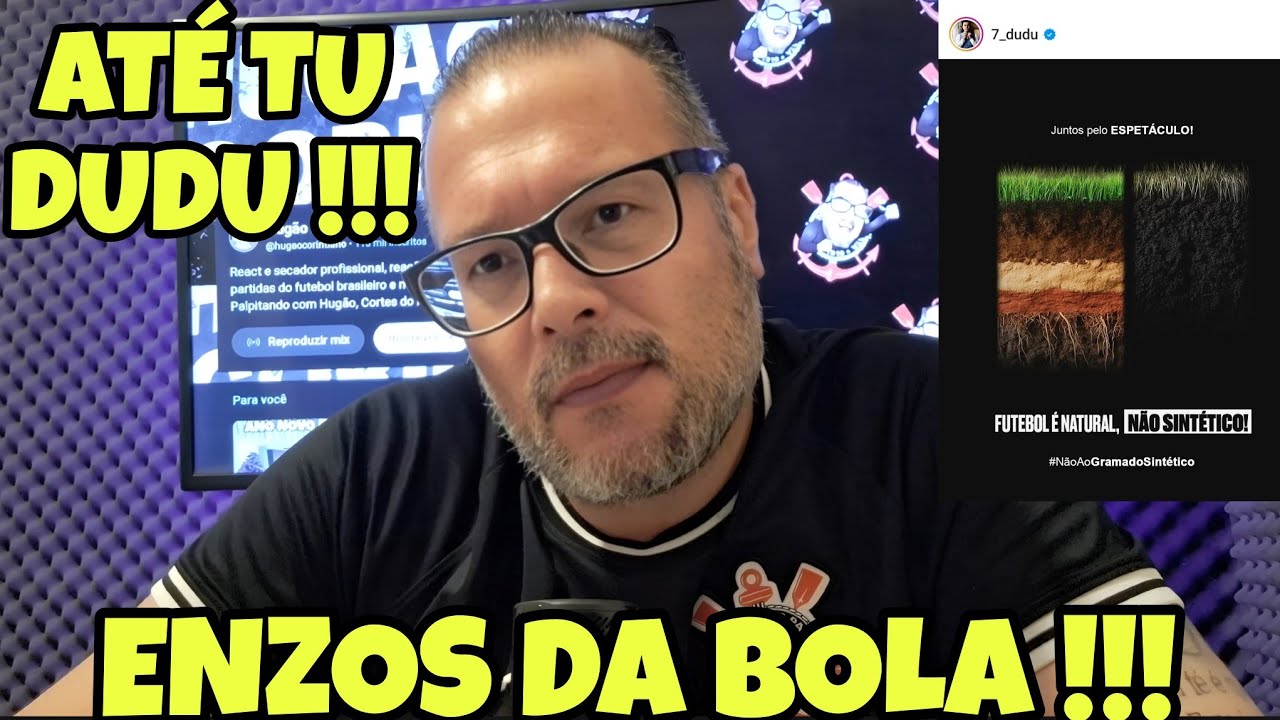 BANDO DE ENZOS !!!! AGORA A DESCULPA É O GRAMADO SINTÉTICO !!! ATÉ TU ...