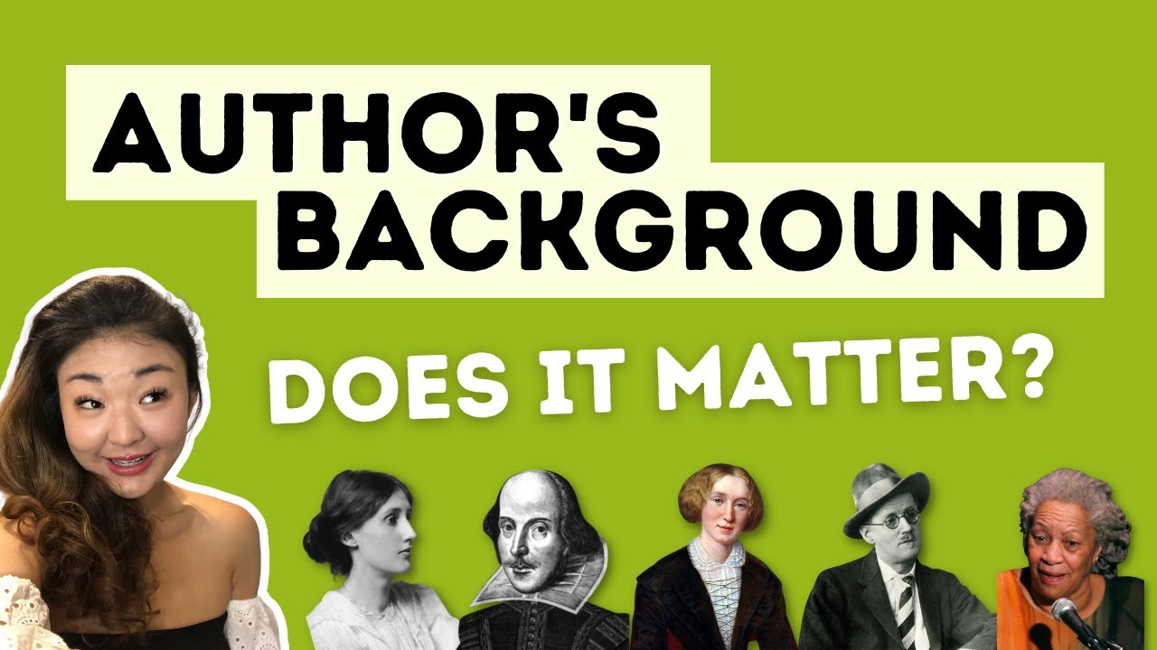 Should I include the author's background in literary analysis? - YouTube