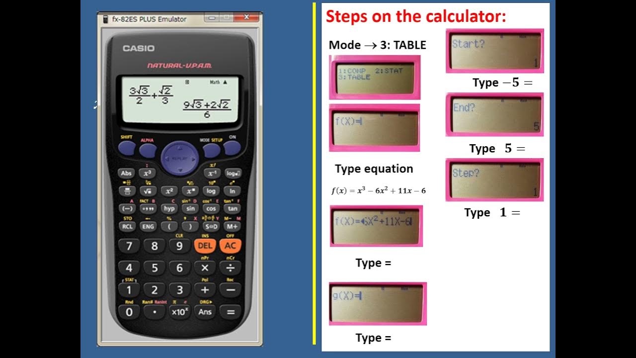 Calculus: Solving cubic equations with calculator - YouTube