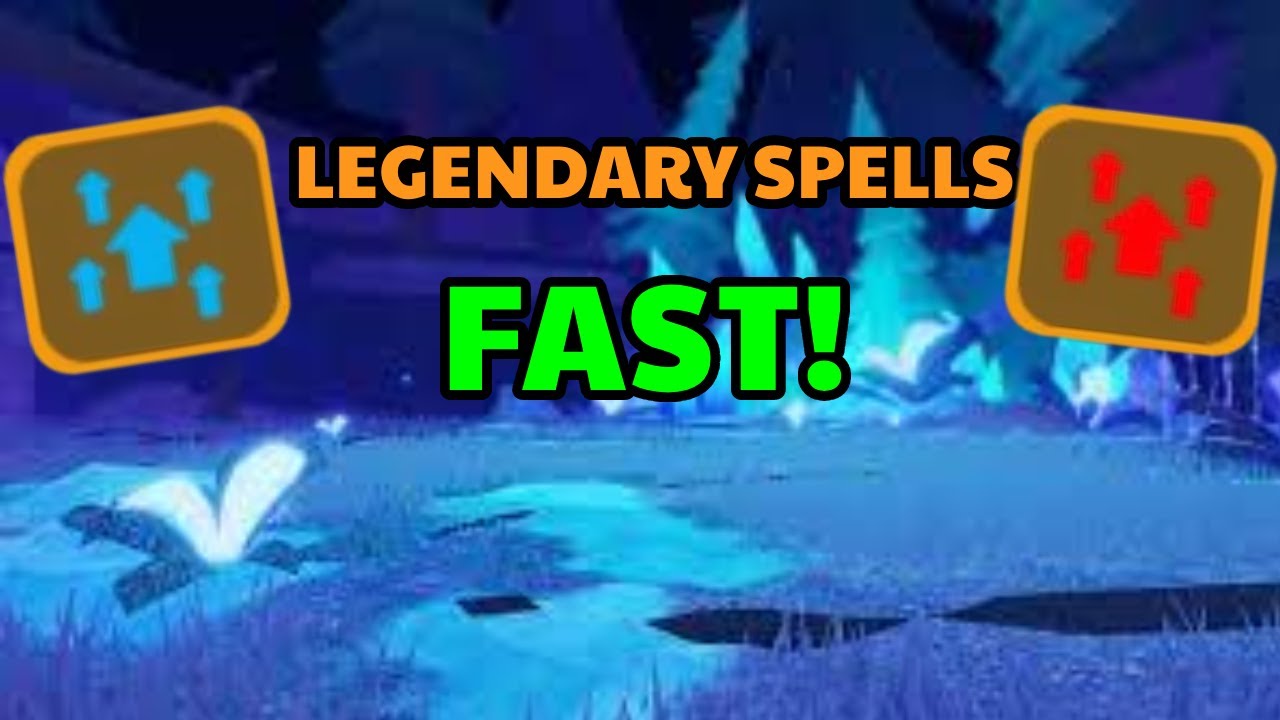How to Get Legendary Spells FAST! (Dungeon Quest) - YouTube