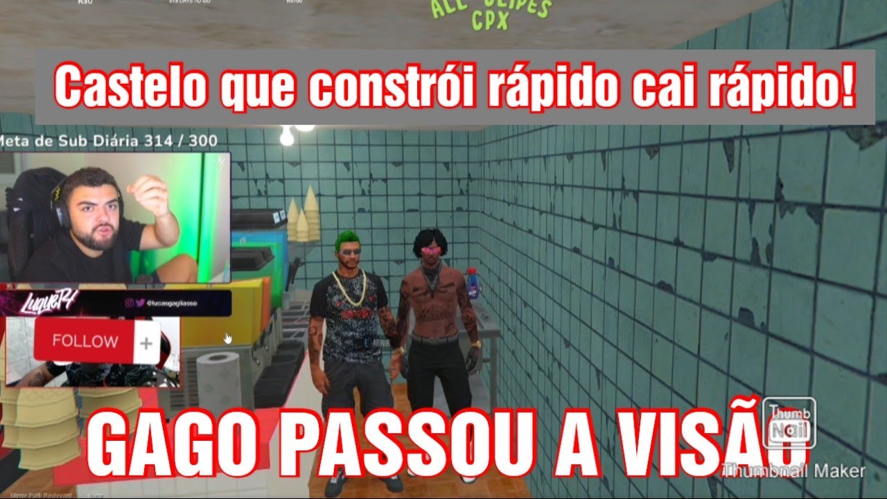 GAGO (LUQUET4) FALANDO SOBRE A GROTA GTA RP COMPLEXO - YouTube