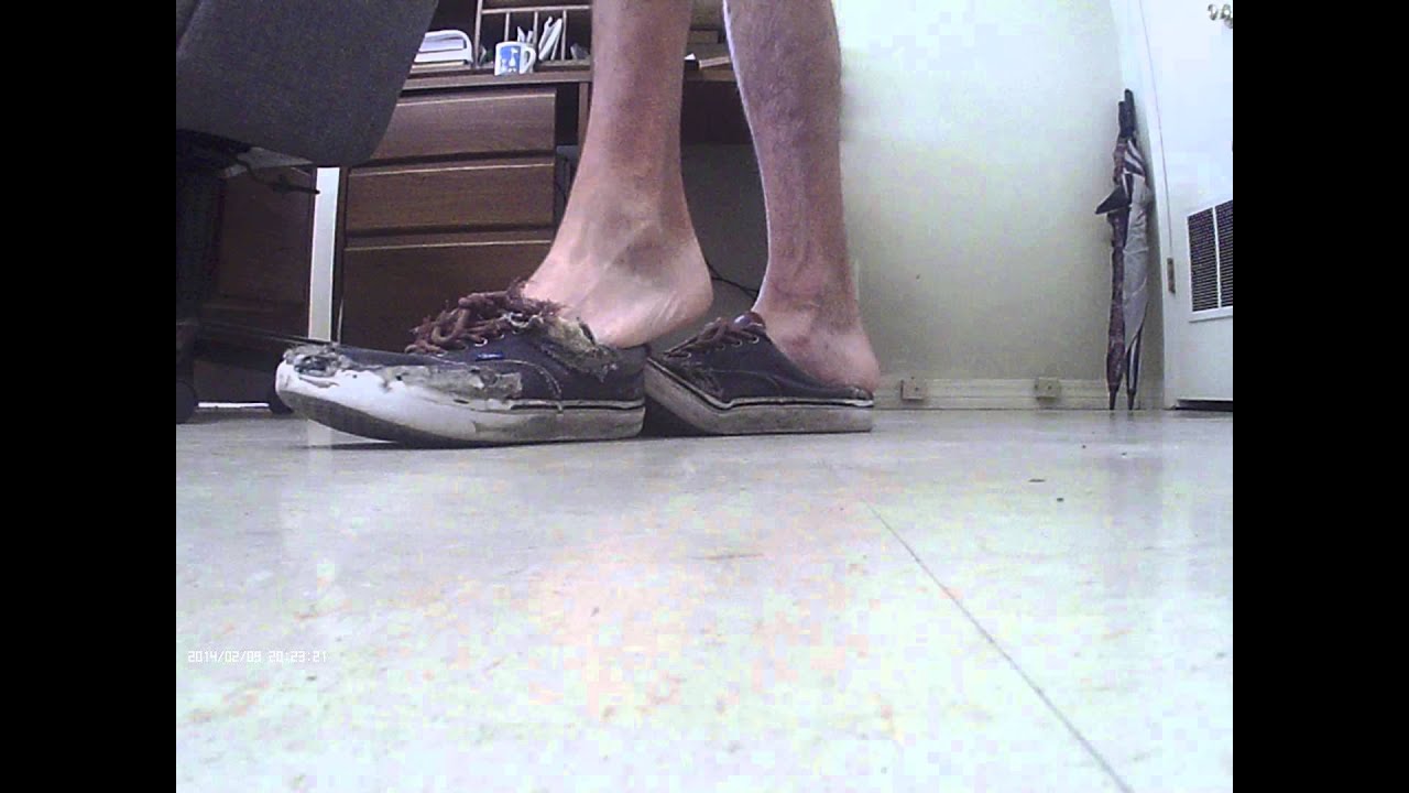 trashed vans shoes - YouTube