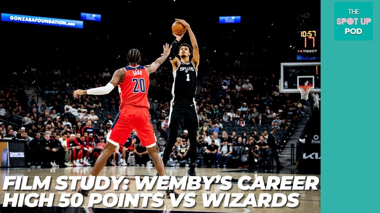Film Study: Wemby's Career High 50 Points vs Wizards - YouTube