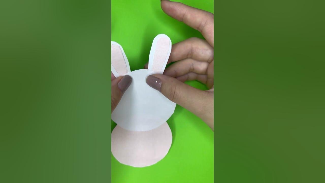 How to make simple and easy bunny for kids #bunny #crafts 🐰 - YouTube