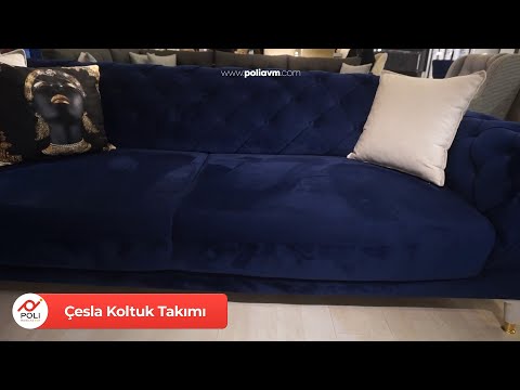 Çesla koltuk takımı, rahat ve incelikli bir stilin detaylarını yansıtıyor.