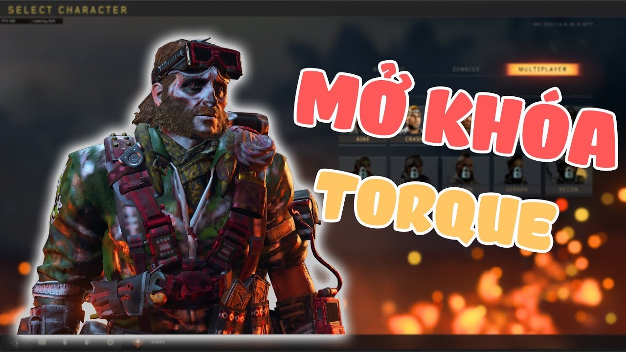 Hướng dẫn mở khóa nhân vật Torque - COD BO4 Blackout ! - YouTube