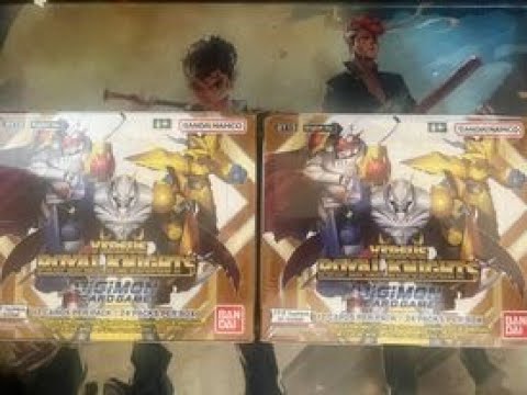 Opening Up Two boxes of BT13 Versus Royal Knights (Digimon) - YouTube