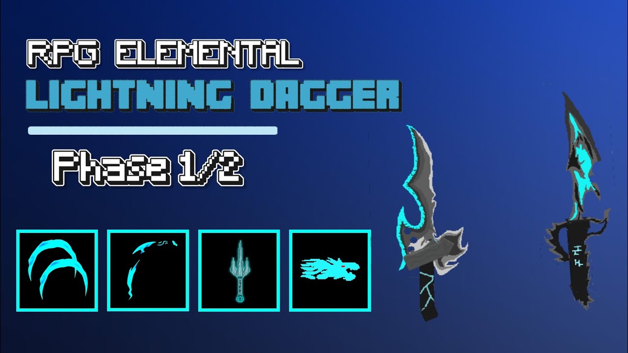 SHOWCASE ADD-ON LIGHTNING DAGGER PHASE 1/2 SUPPORT MCPE 1.21+ || RPG ...
