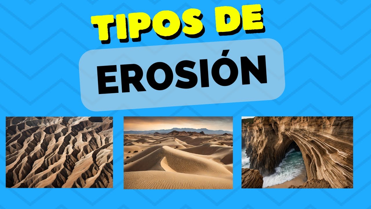 Tipos de Erosión (Explicado para niños) - YouTube