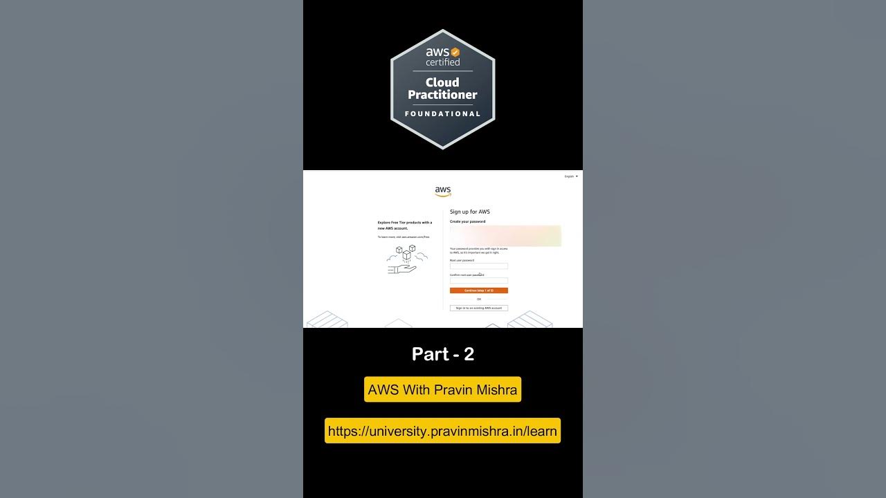 How to create an AWS Accounts? | Part - 2 - YouTube