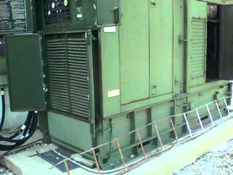 200KW 480V Military Electric Generator - TV Station Engineering - YouTube