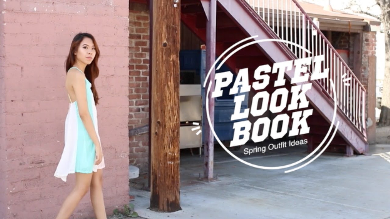 Spring Pastel Lookbook - YouTube