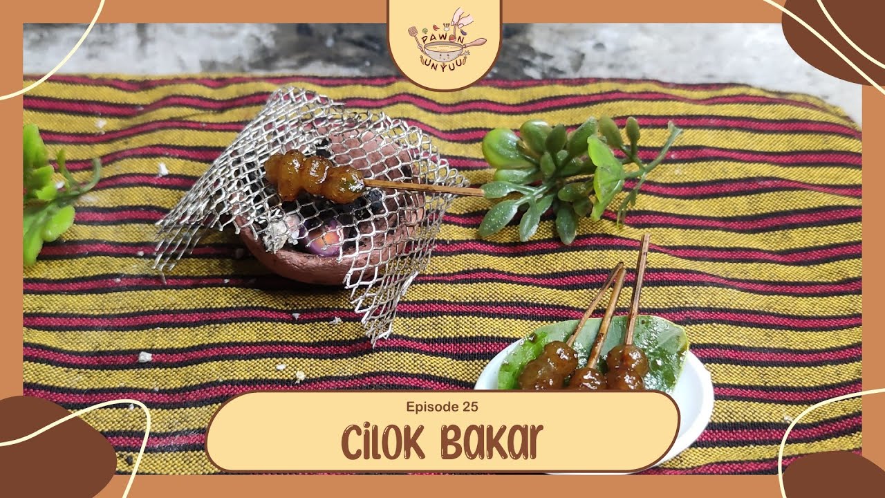 Membuat "Cilok Bakar" Super Mini | Grilled Cilok | Miniature Cooking ...