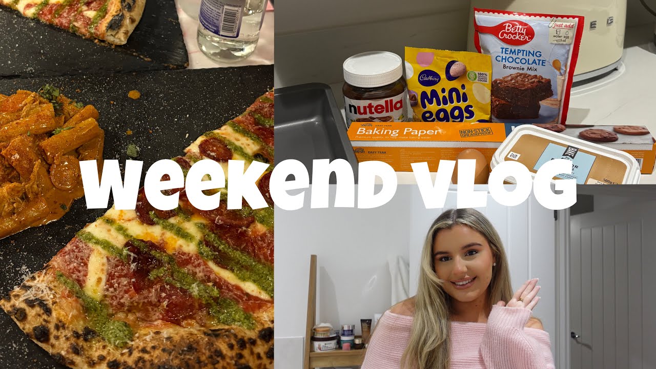 Weekend vlog | girls night, shopping trip & baking! - YouTube
