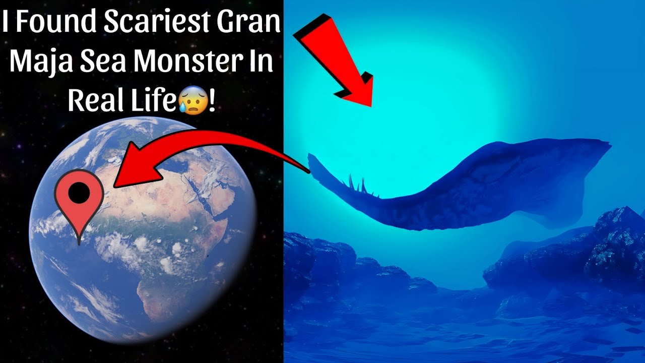 SEA MONSTER EL GRAN MAJA on Google Earth! - YouTube