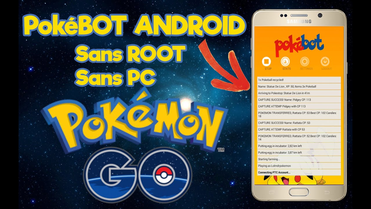 BOT Pokémon Go ANDROID SANS ROOT SANS PC et Conseil contre le BAN - YouTube