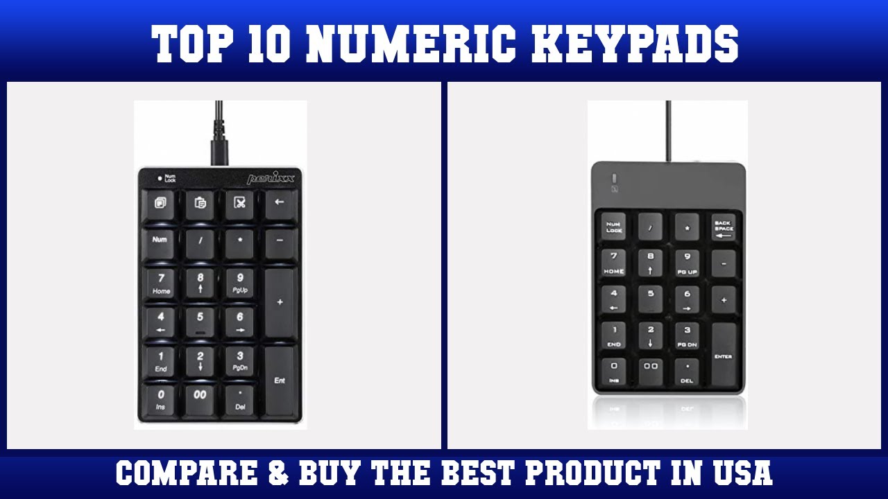 Top 10 Numeric Keypads to buy in USA 2021 | Price & Review - YouTube
