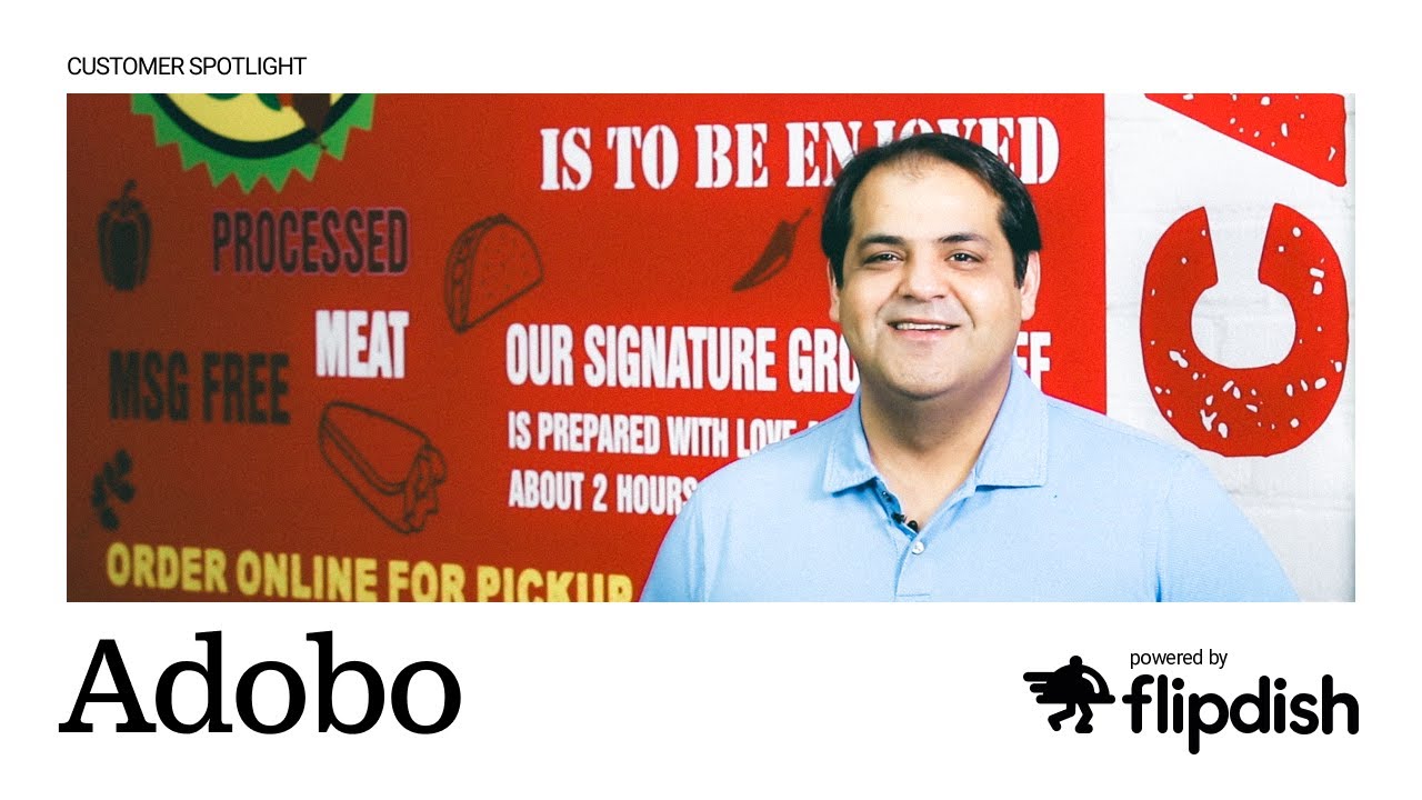 Adobo Fresh Burrito X Flipdish - YouTube