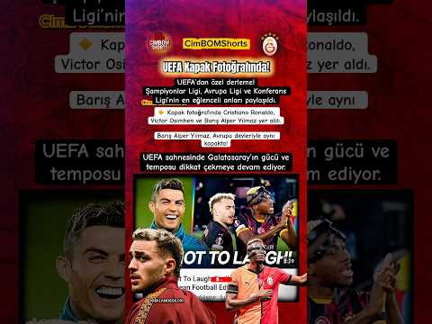 UEFA’dan Büyük Sahne! Barış Alper, Ronaldo ve Osimhen Aynı Kapakta. #barışalperyılmaz #osimhen #gs