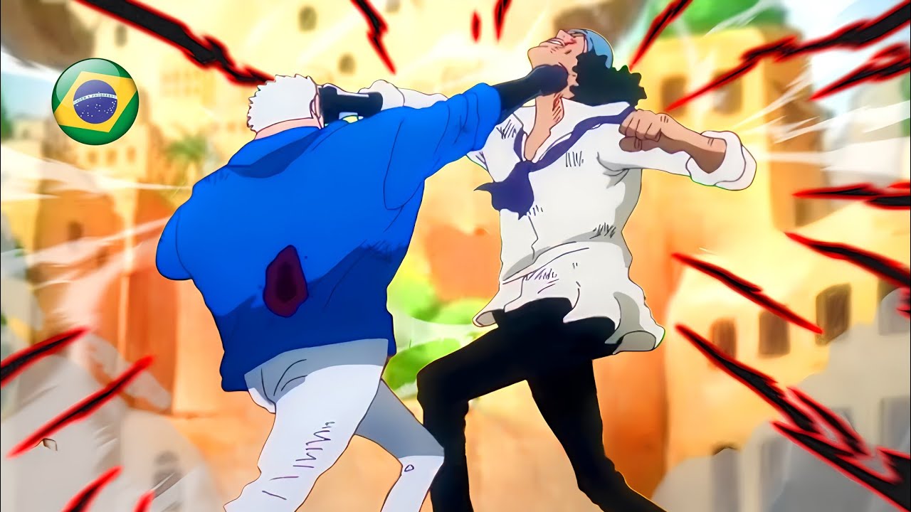 🇧🇷 GARP VS AOKIJI SEGUNDO ROUND 💀 ONE PIECE 1121 - YouTube