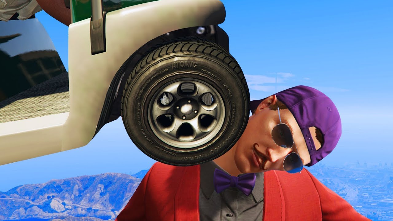 GOLF CADDY TO THE FACE!? (GTA 5 Funny Moments) - YouTube