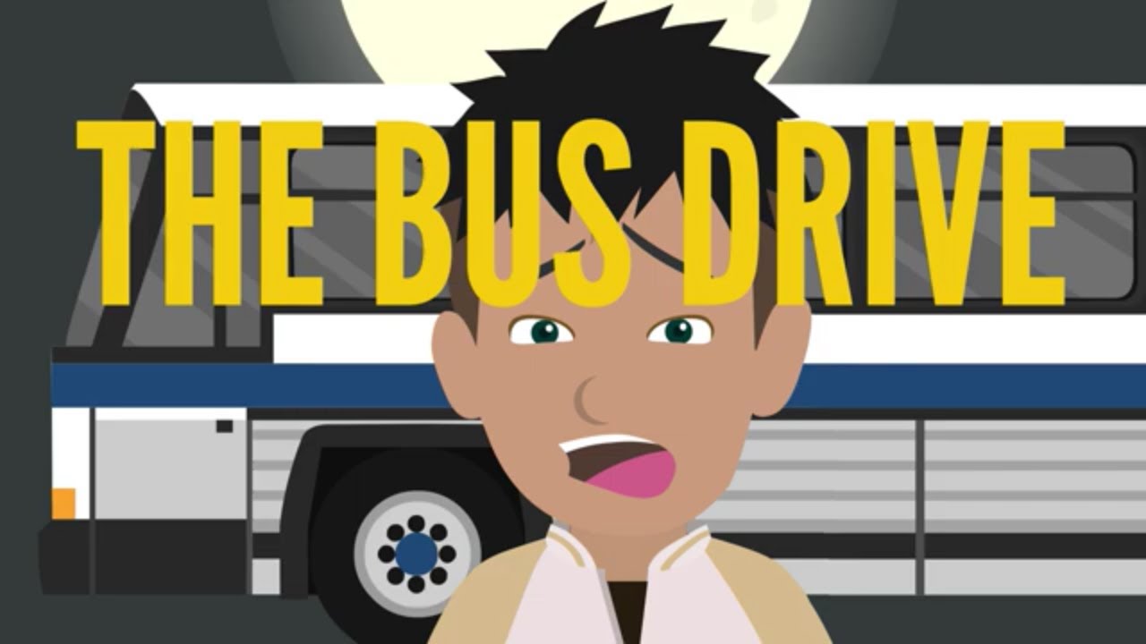 The Bus Drive Horror Story Animated - YouTube