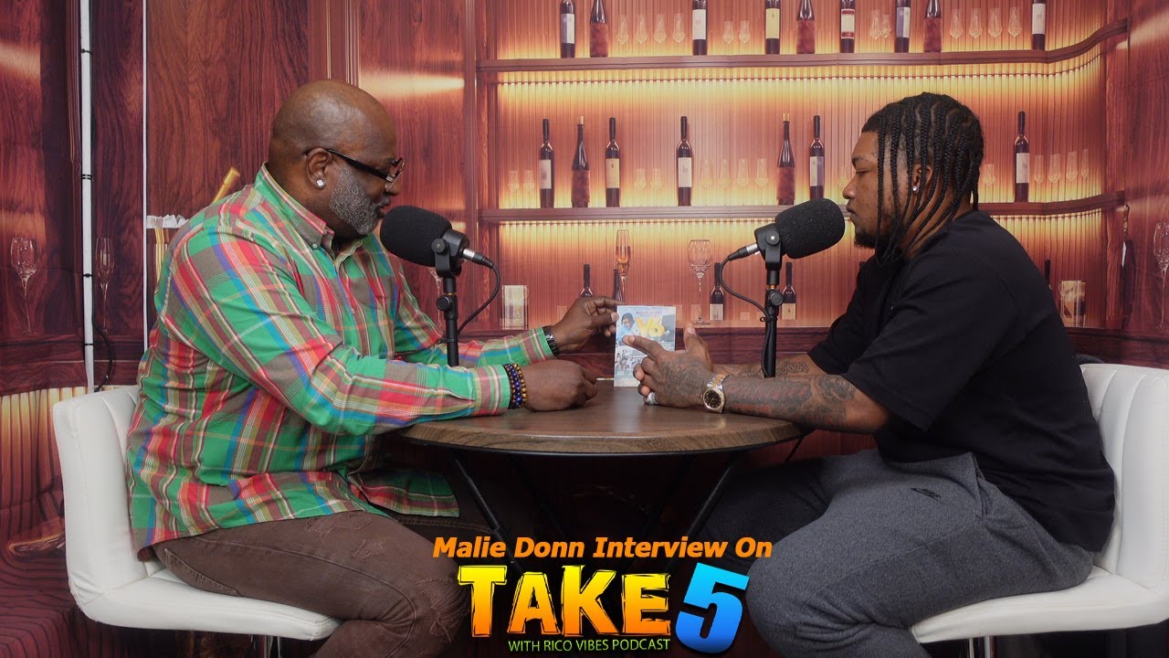 Malie Donn Exclusive Interview On Take 5 With RicoVibes Podcast - YouTube